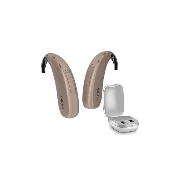 Signia Motion Charge&Go 3X – BTE Hearing Aid, Rechargeable – HearUpUSA